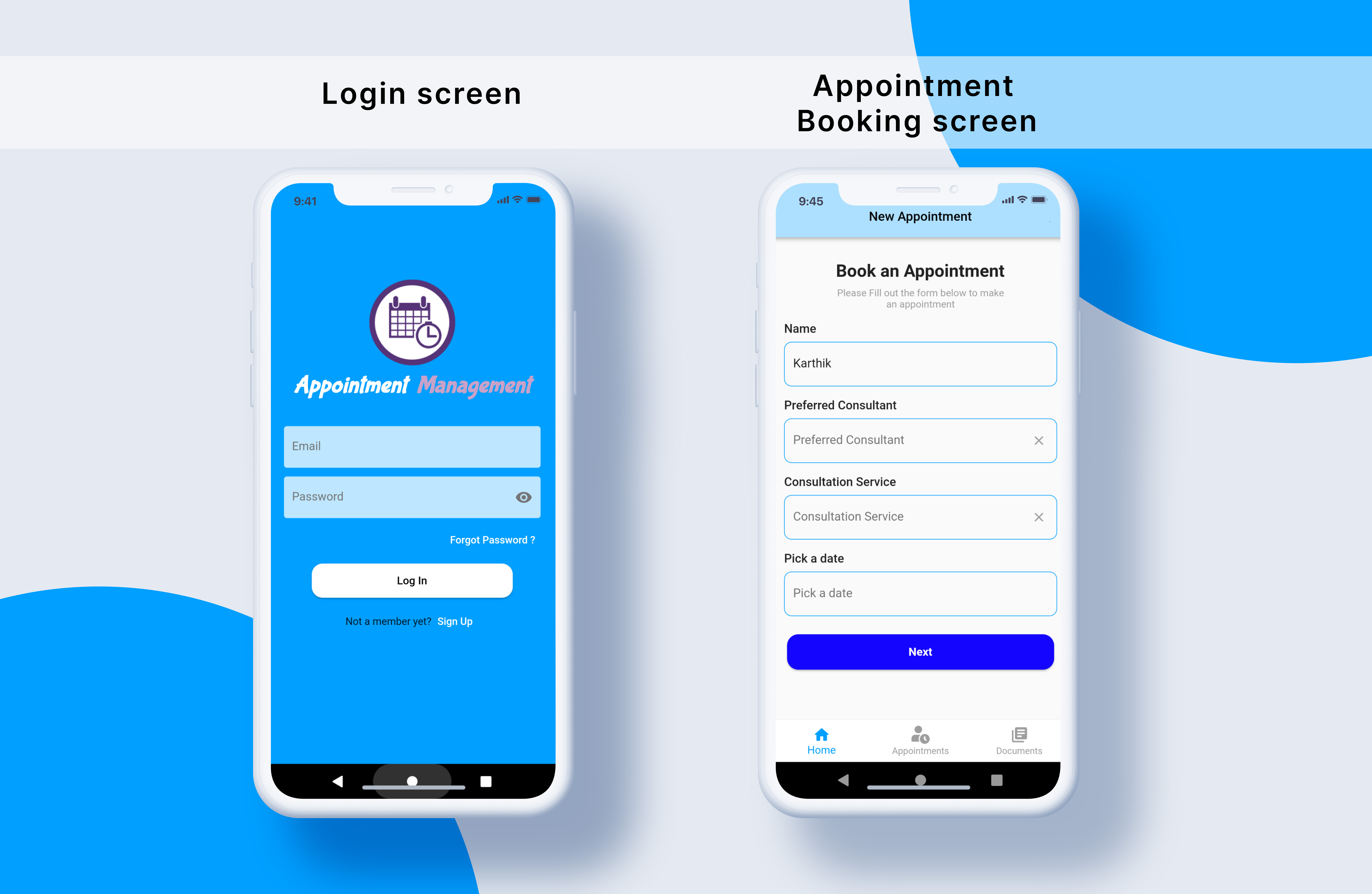 Appointment Booking & Consultation Services Mobile App - Pragmatic