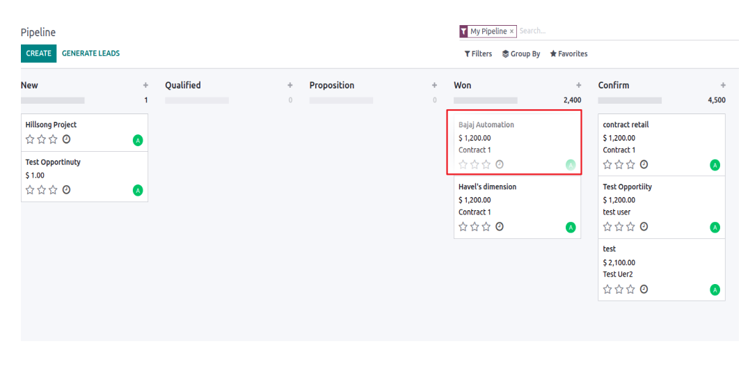 Update CRM Pipeline status based on Orders, Deliveries and Payments ...