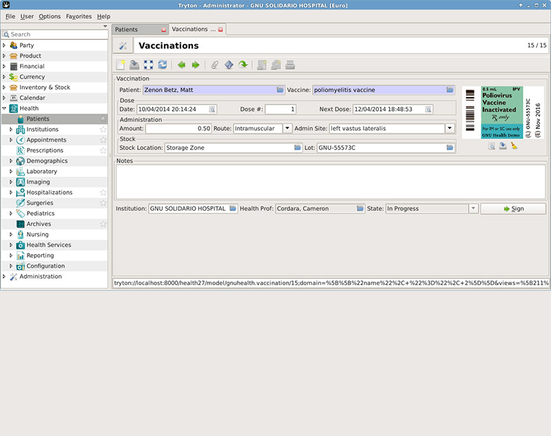 GNU Health | GNU Health Installation | GNU Health Demo - Pragmatic