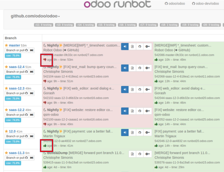 Odoo Runbot | Runbot Odoo - Pragmatic
